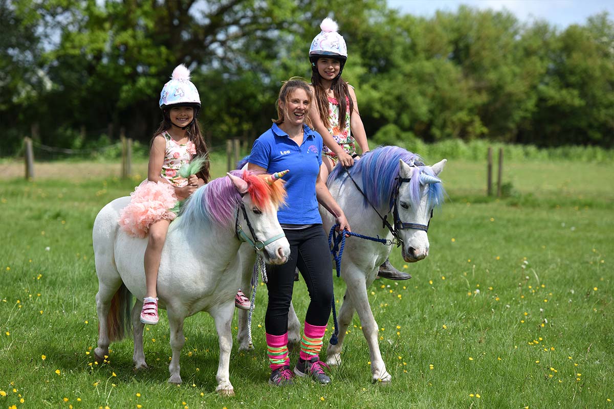 Take a whimsical ride on a unicorn : Fairytale Farm